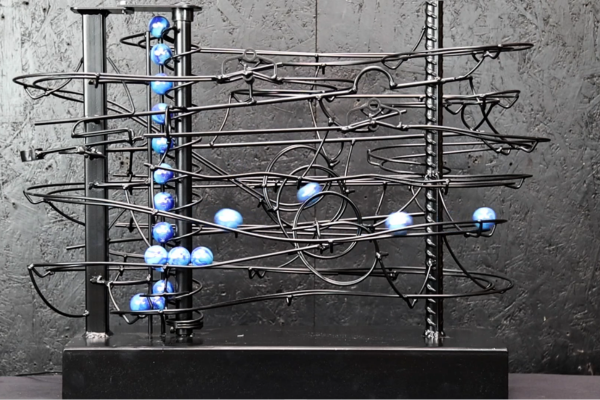 Rolling Ball Sculptures - designed and created by David Morrell